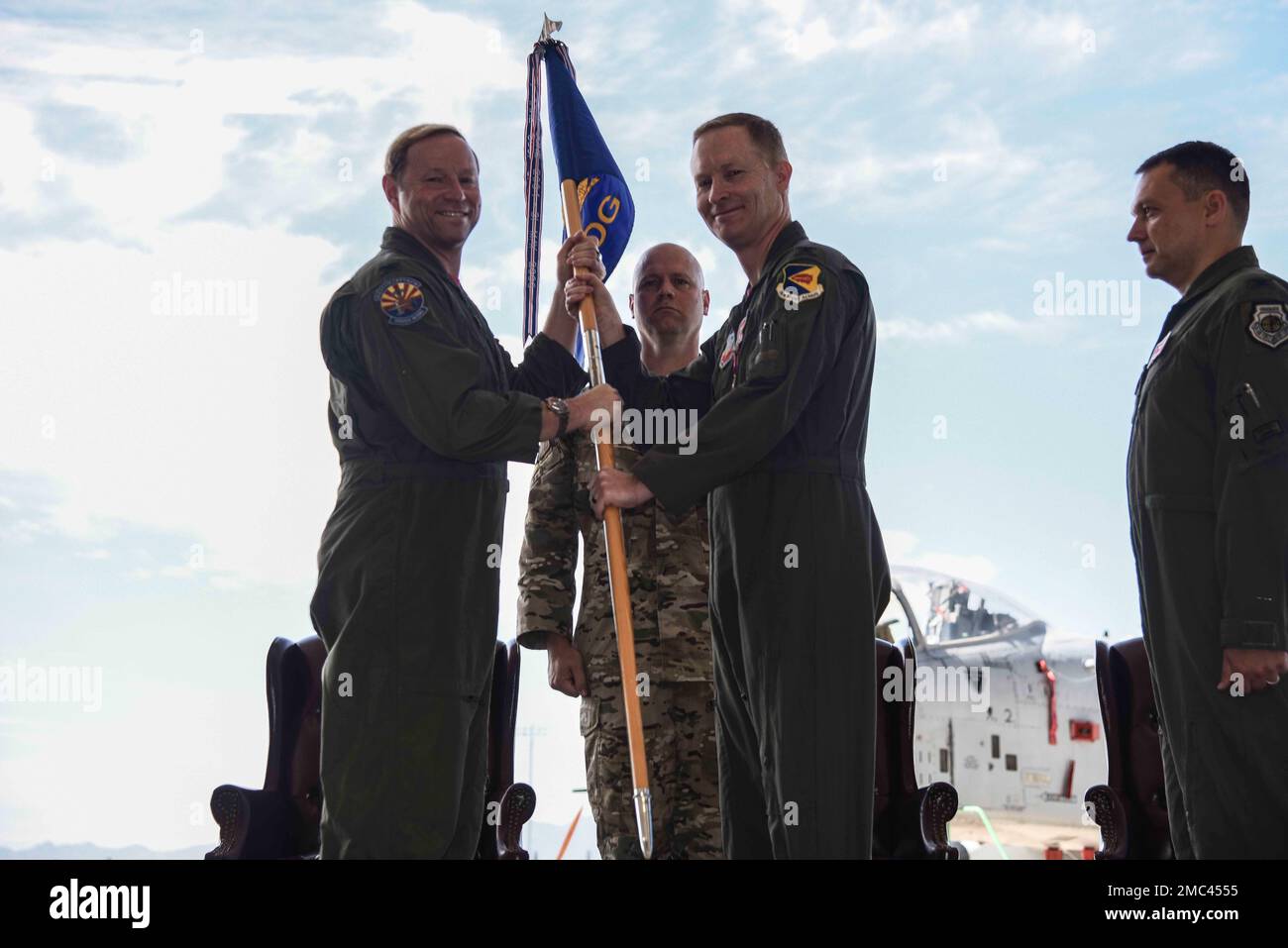 U.S. Air Force Col. Jason Jensen, 355th Operations Group commander ...