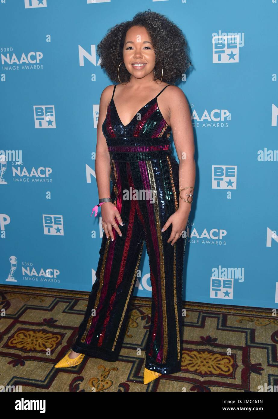 Christina Tapper arrives at the 53rd NAACP Image Awards live show ...