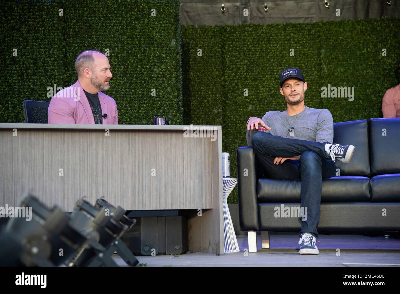Ryan Dempster, left, and Joe Kelly attend the Innings Festival at Tempe ...