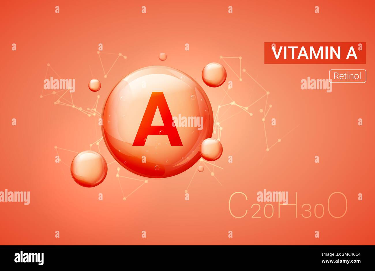 Vitamin A water collagen background drop skin oil. Serum vitamin A 3d ...