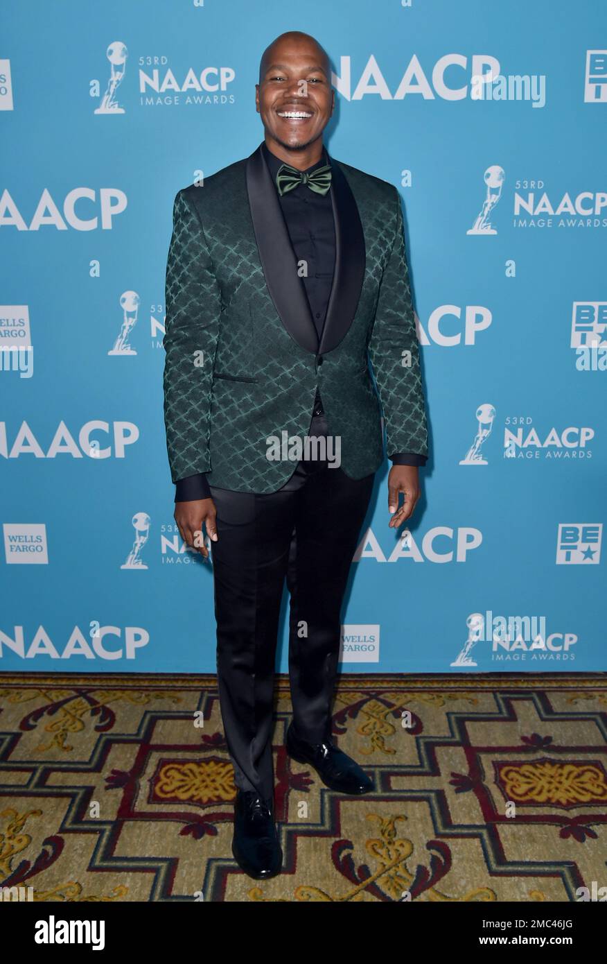 Isaac Keys arrives at the 53rd NAACP Image Awards live show screening ...