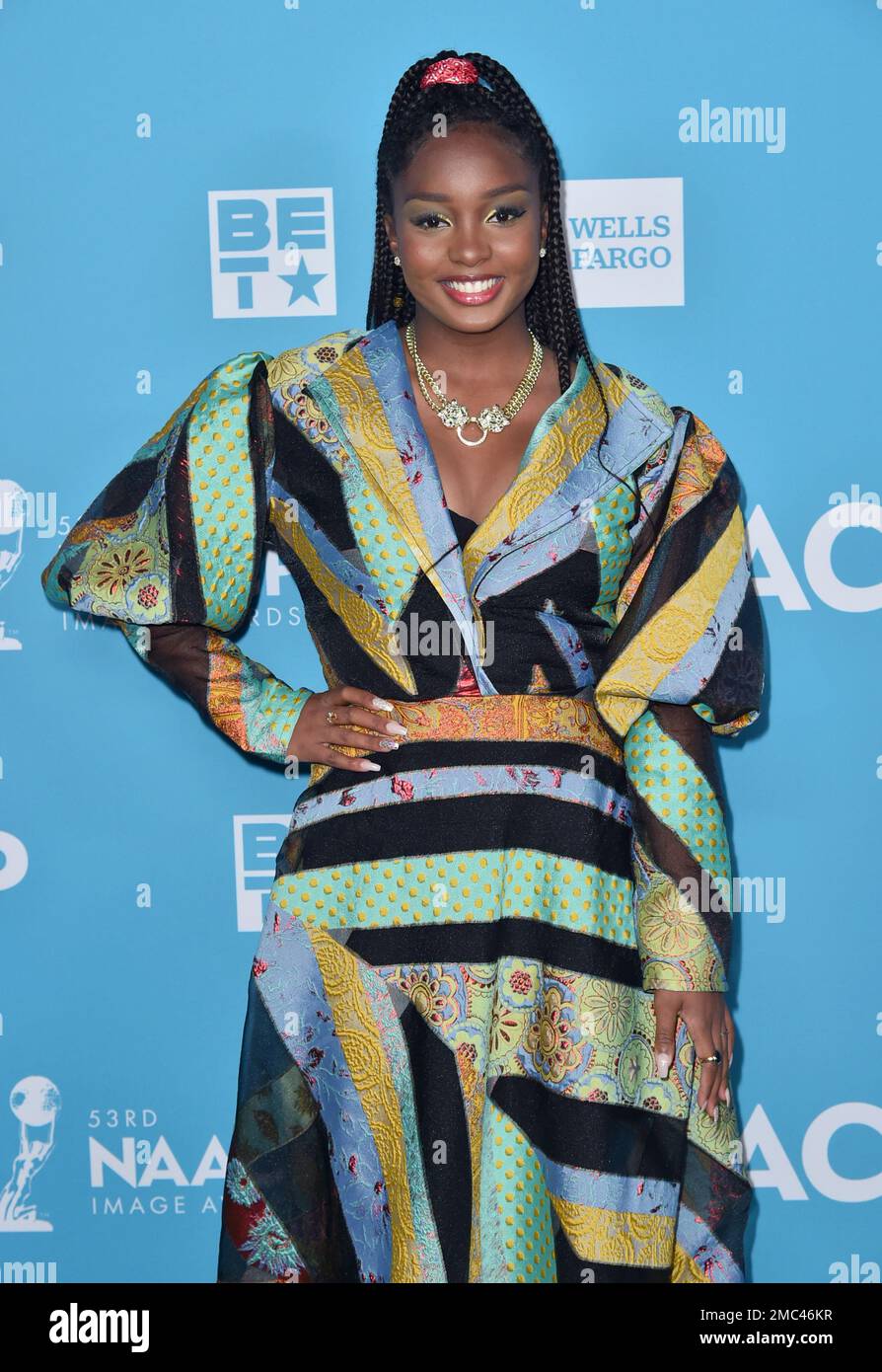 Daniele Lawson arrives at the 53rd NAACP Image Awards live show ...