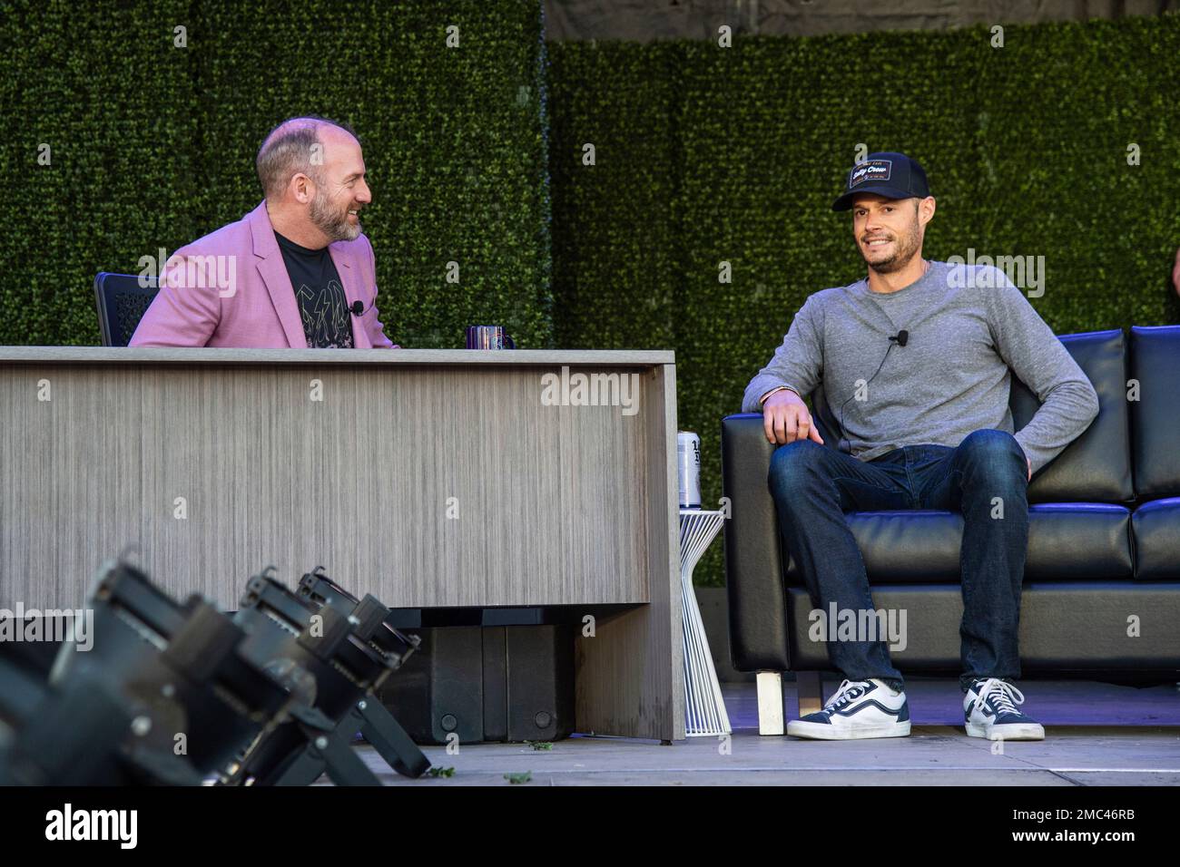 Ryan Dempster, left, Joe Kelly are seen at Innings Festival at Tempe ...