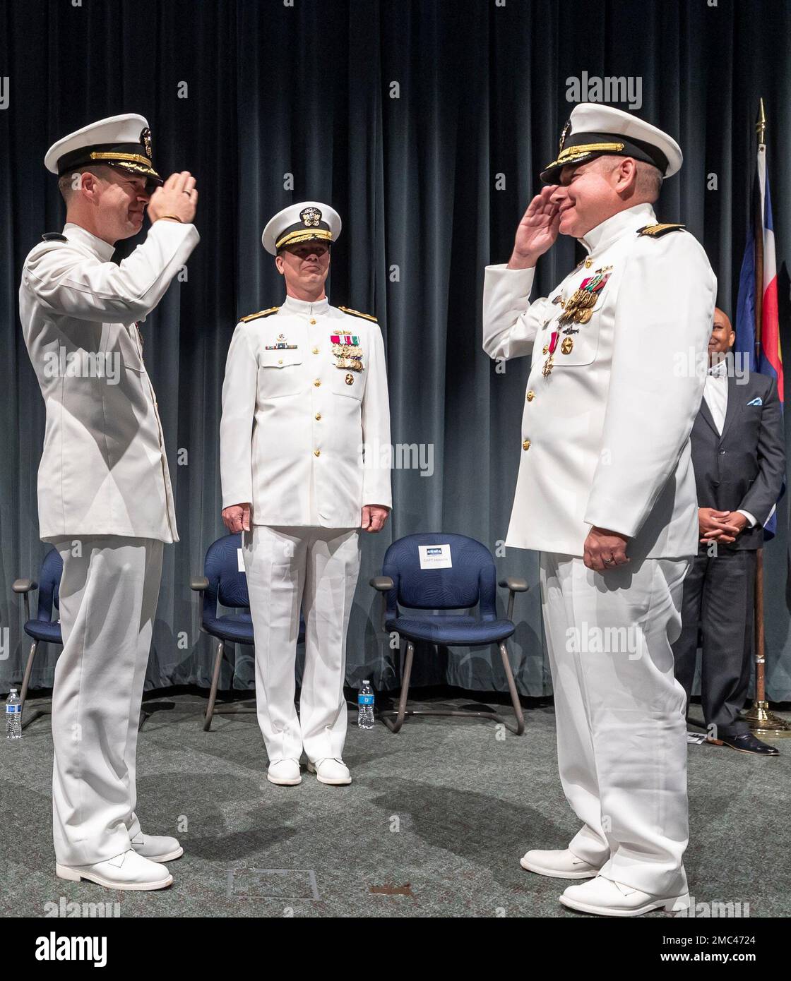 KEYPORT, Wash. (June 24, 2022) - Capt. Jon Moretty, commanding officer ...