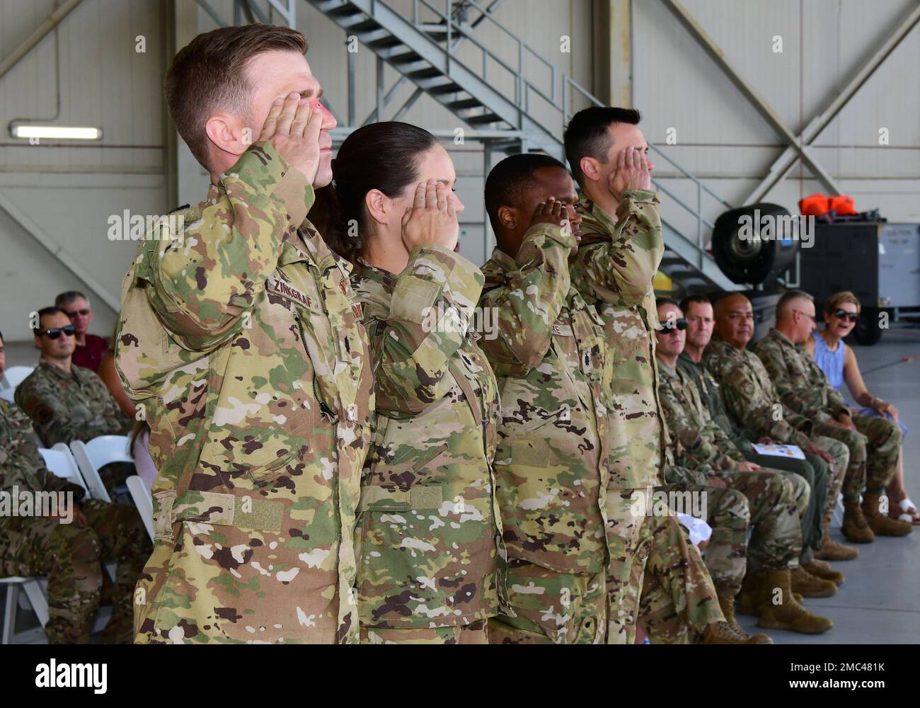 Squadron commanders under the 437th Operations Group give U.S. Air ...