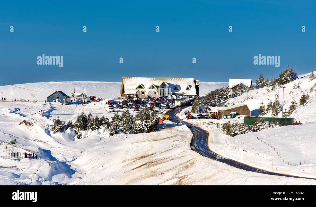 Lecht Ski Centre Cairngorms National Park Scotland the centre buildings ...