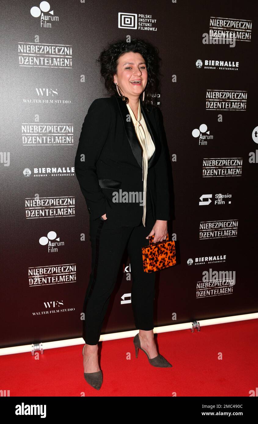 Actress Joanna Drozda attends the ceremonial premiere of the film ...