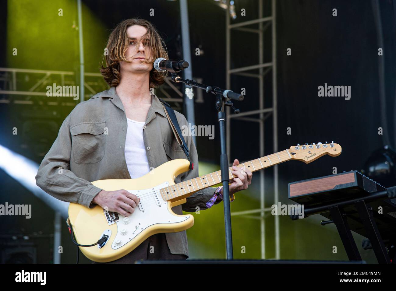 Cole Clisby of Almost Monday performs at Innings Festival at Tempe ...