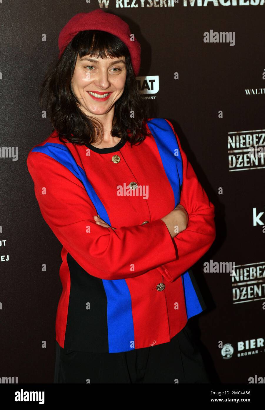 Actress Marta Malikowska attends the ceremonial premiere of the film ...