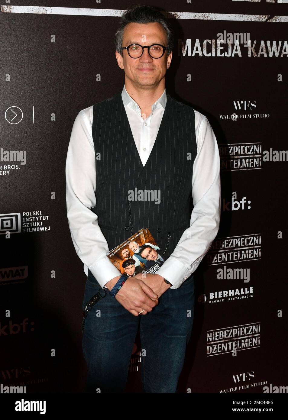 Actor Michal Czarnecki attends the ceremonial premiere of the film ...