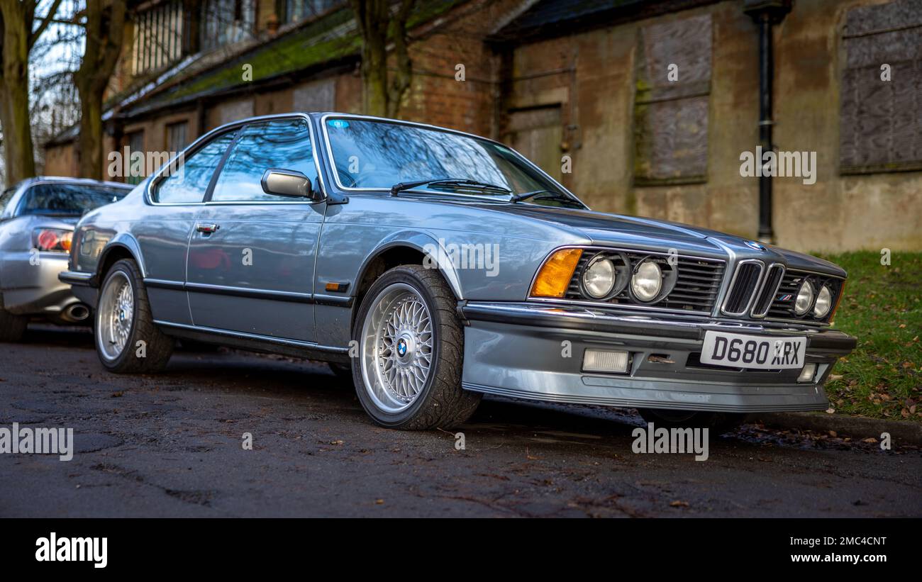BMW M635 CSI, on display at the January Scramble held at the Bicester ...