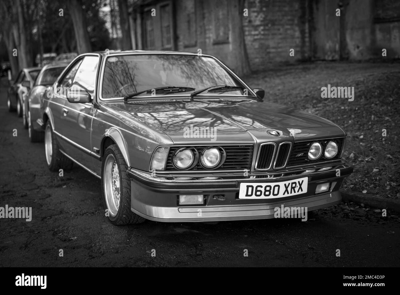 BMW M635 CSI, on display at the January Scramble held at the Bicester ...