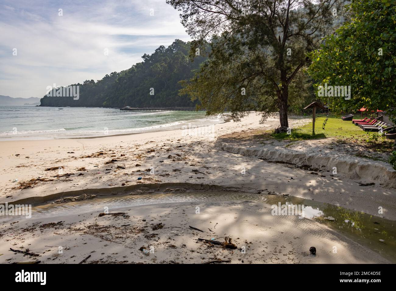 The Beach at Bungaraya Resort, Gaya Island, Kota Kinabalu, Borneo Stock Photo - Alamy