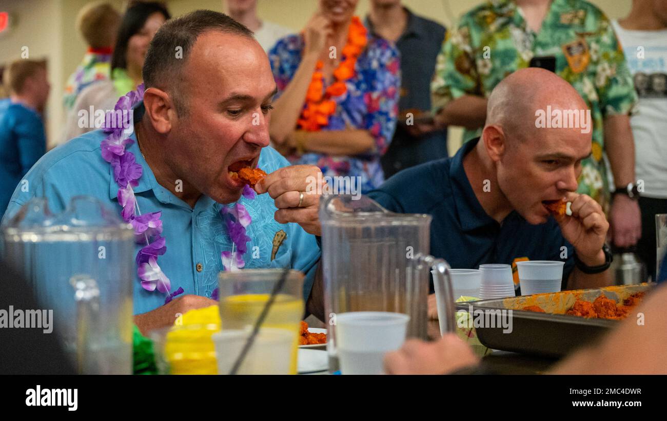 U.S. Air Force CMSgt. Daniel Weimer (left), 56th Fighter Wing command ...