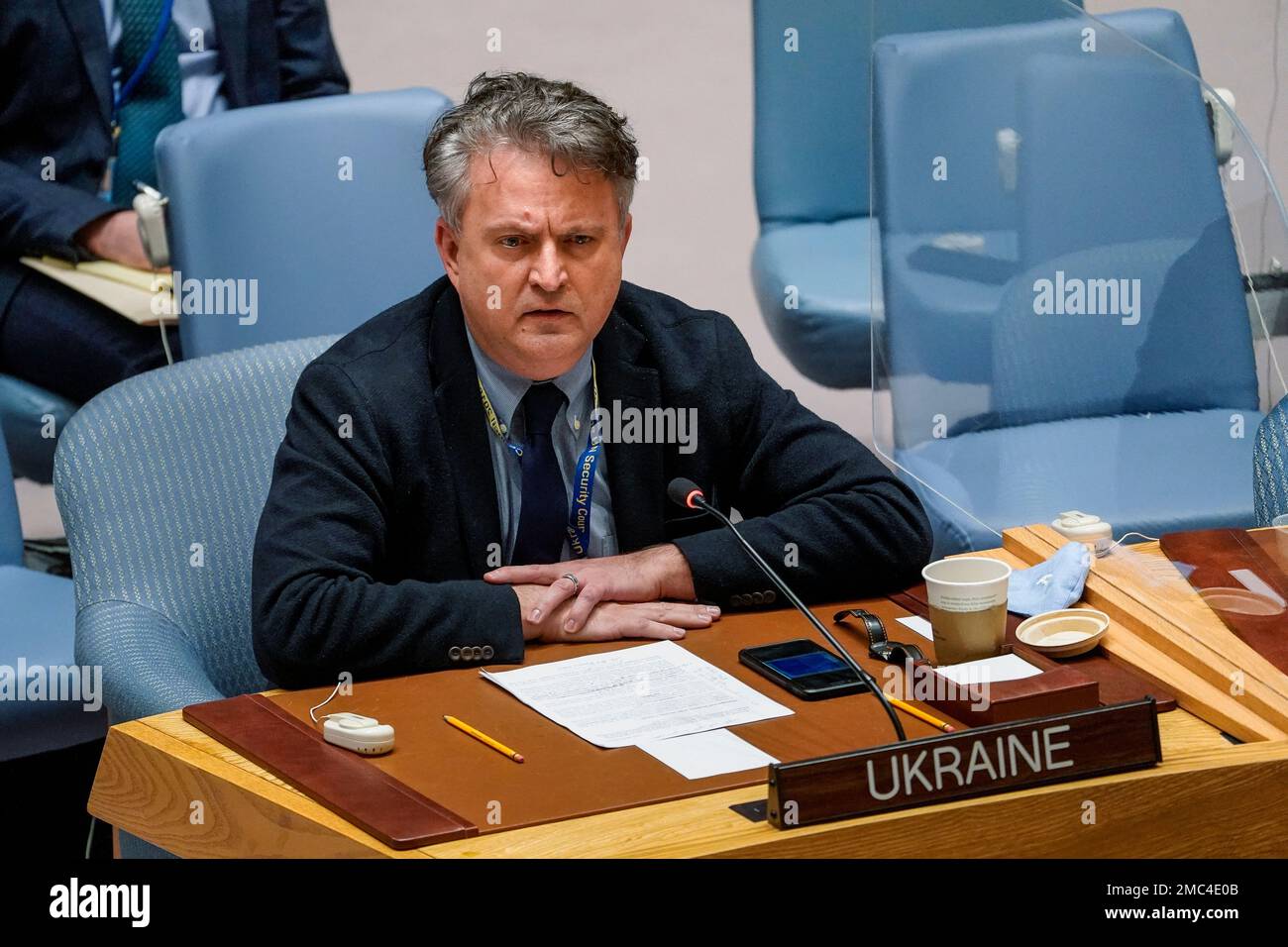 Ukrainian Ambassador to the United Nations Sergiy Kyslytsya address the ... Ukrainian Ambassador to the United Nations Sergiy Kyslytsya address the ...