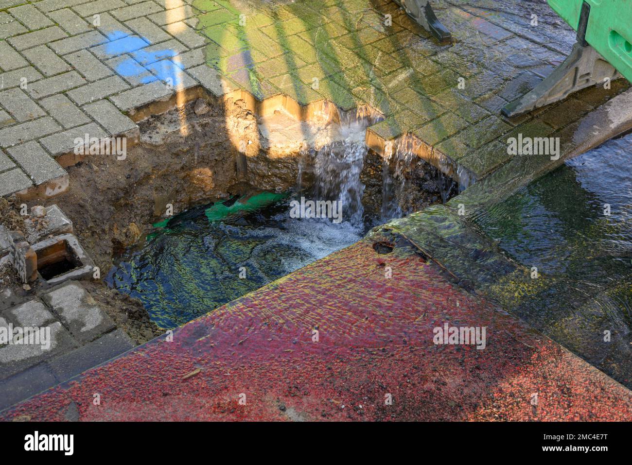 Water pipe burst uk hi-res stock photography and images - Alamy