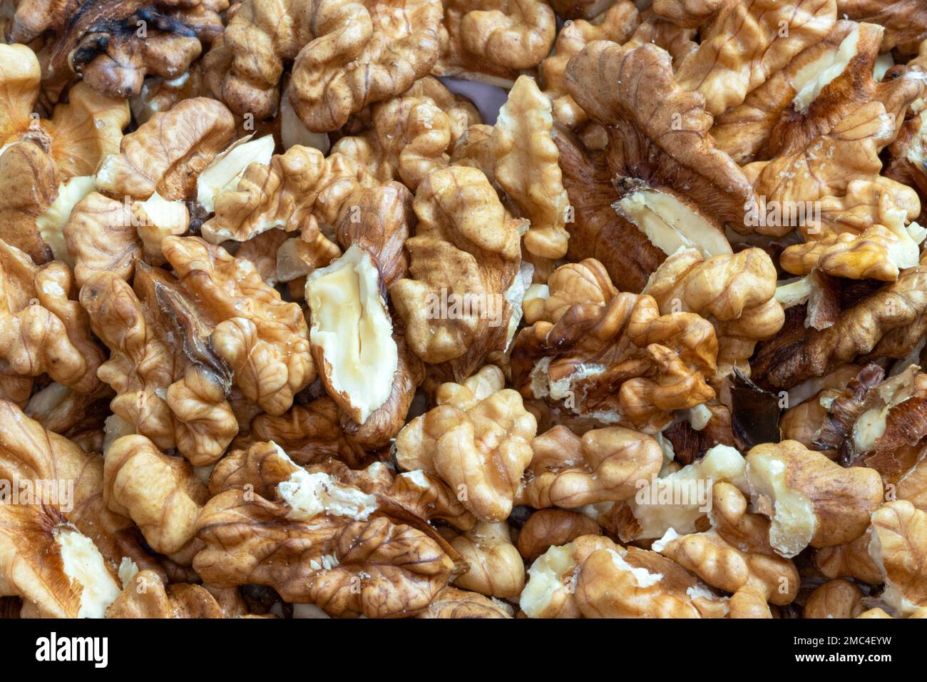 Close up walnut kernels hi-res stock photography and images - Alamy