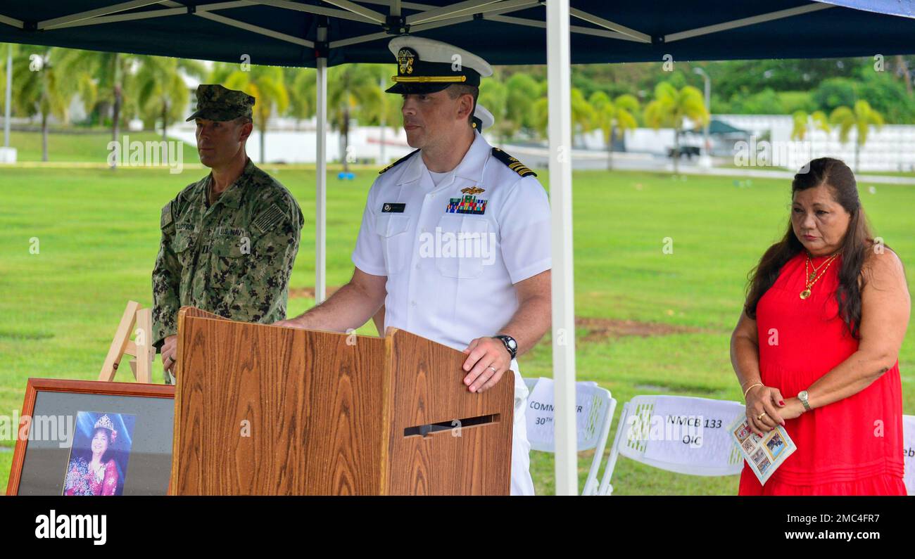 PITI, Guam (June 24, 2022) Lt. Cmdr. Samuel Lee, officer in charge of ...