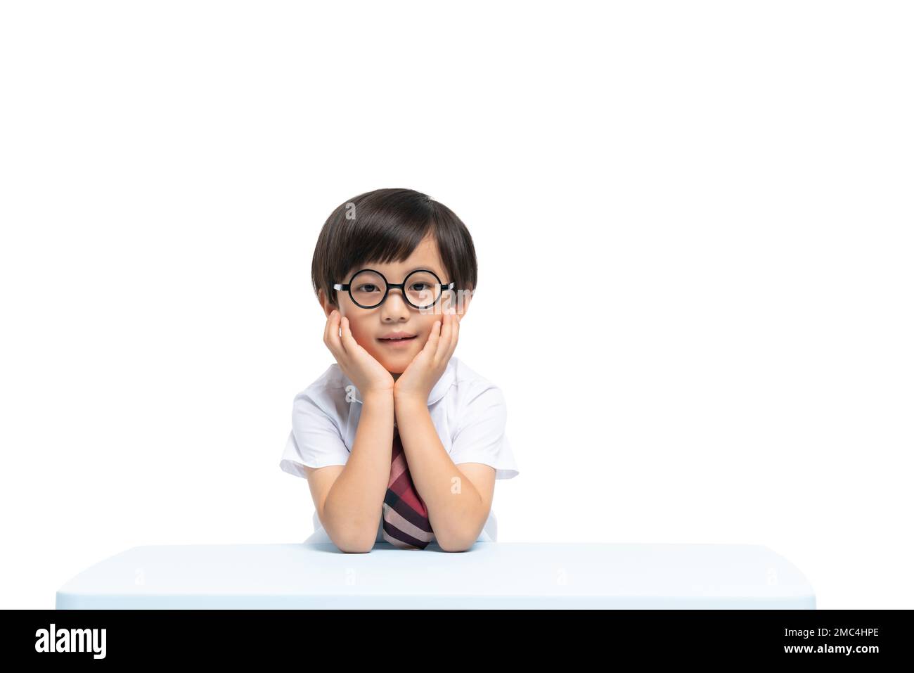 The little boy in learning Stock Photo - Alamy