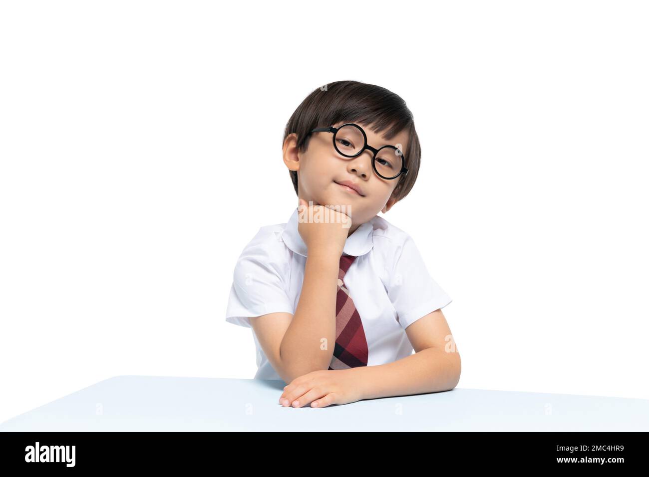 The little boy in learning Stock Photo - Alamy