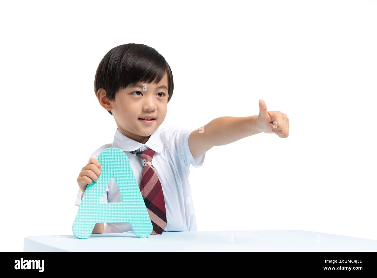 The little boy in learning Stock Photo - Alamy