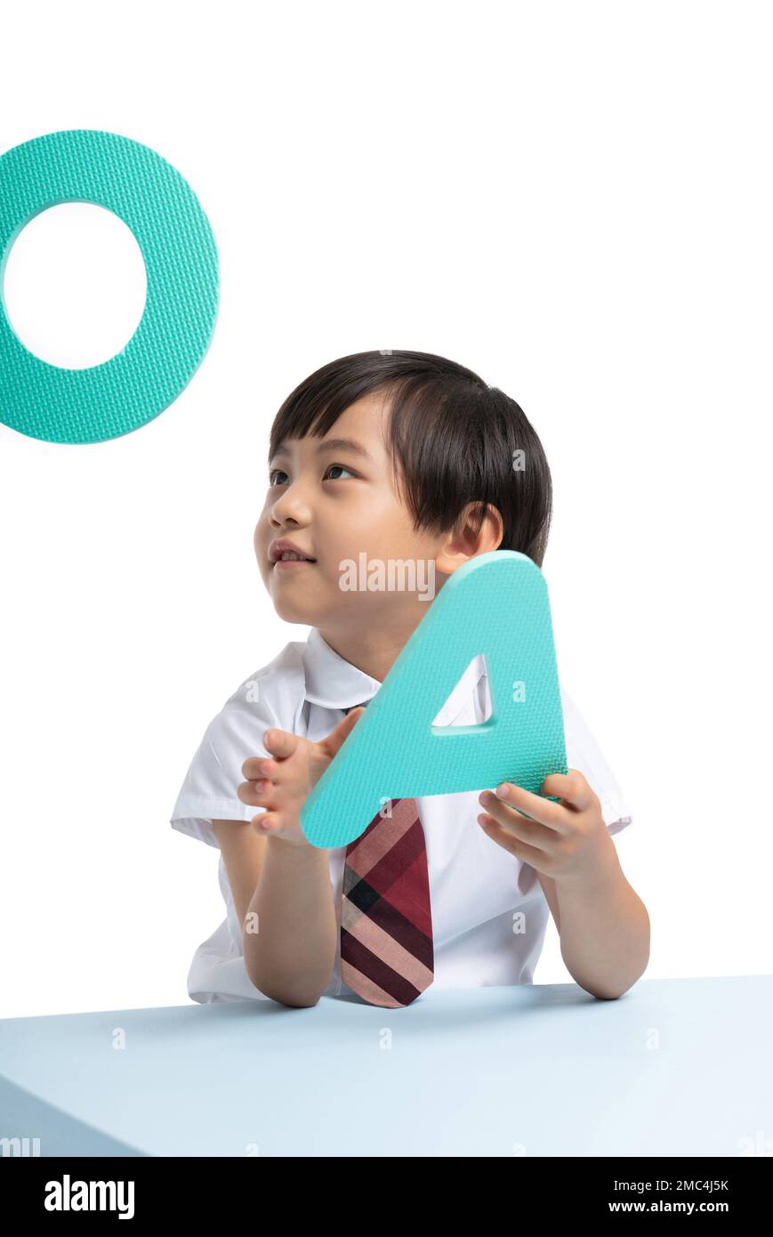 The little boy in learning Stock Photo - Alamy