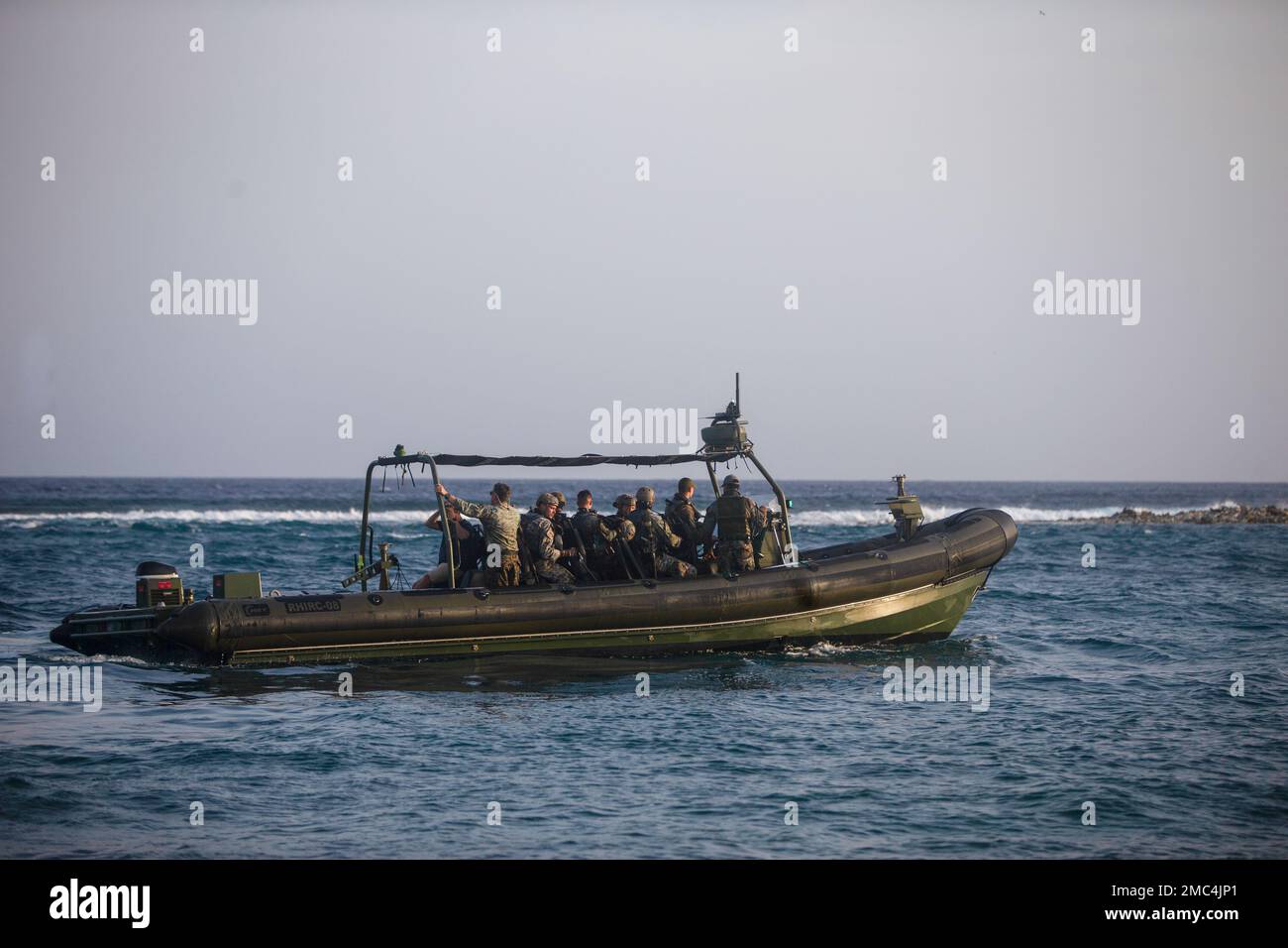 U.S. Marines with 2d Reconnaissance Battalion, 2d Marine Division, and ...
