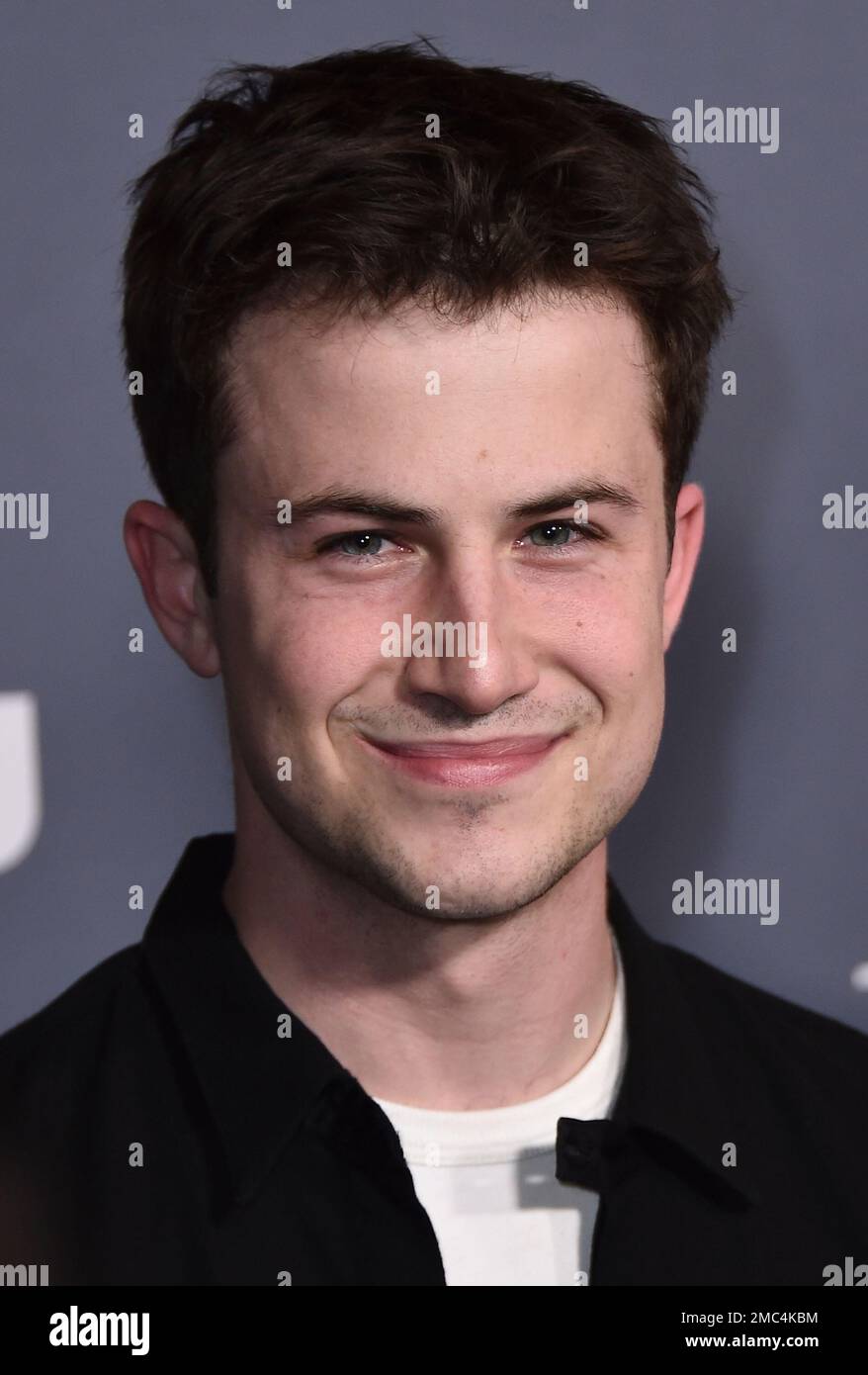 Dylan Minnette arrives at the premiere of "The Dropout" at DGA Theater ...