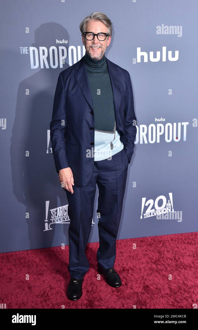 Alan Ruck arrives at the premiere of "The Dropout" at DGA Theater on ...