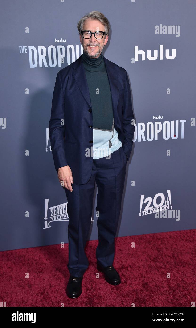 Alan Ruck arrives at the premiere of "The Dropout" at DGA Theater on ...