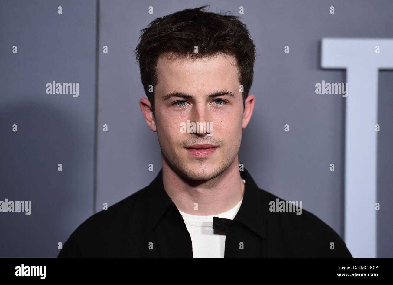 Dylan Minnette arrives at the premiere of "The Dropout" at DGA Theater ...