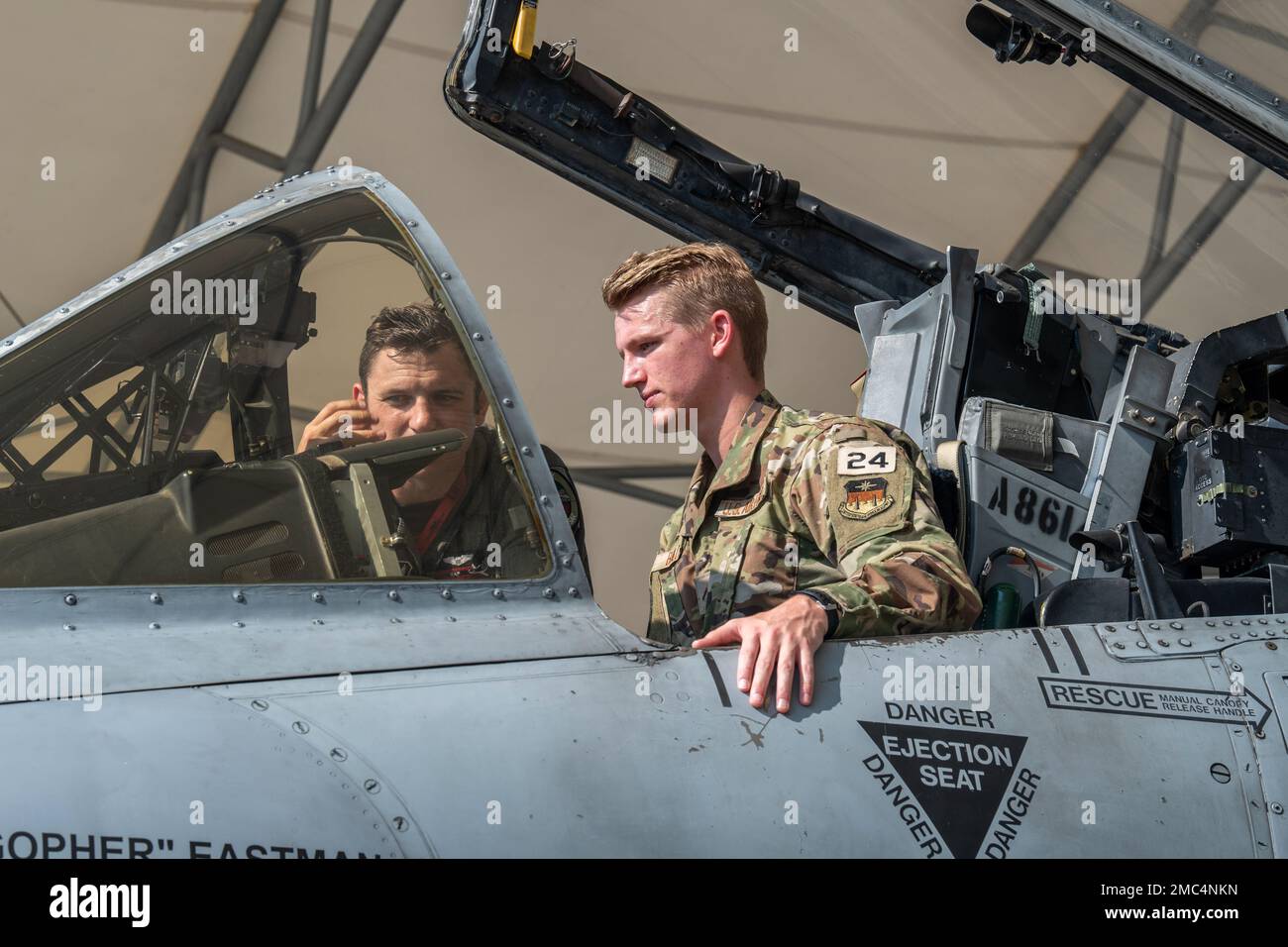 U.S. Air Force Capt. Brandon Bylina, 75th Fighter Squadron A-10C ...