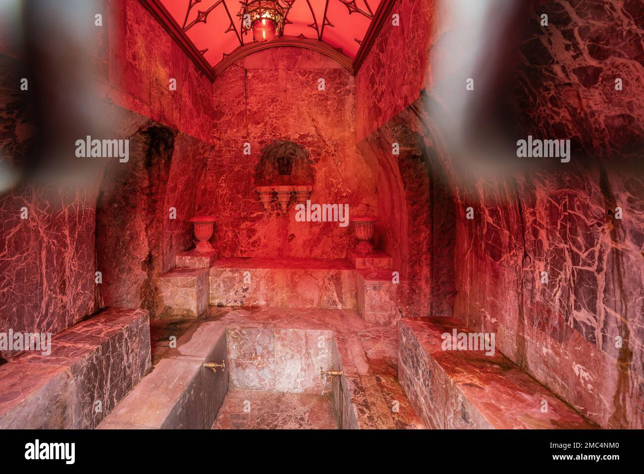 Marble Bath at Hohenschwangau Castle near Fussen - Schwangau, Bavaria ...