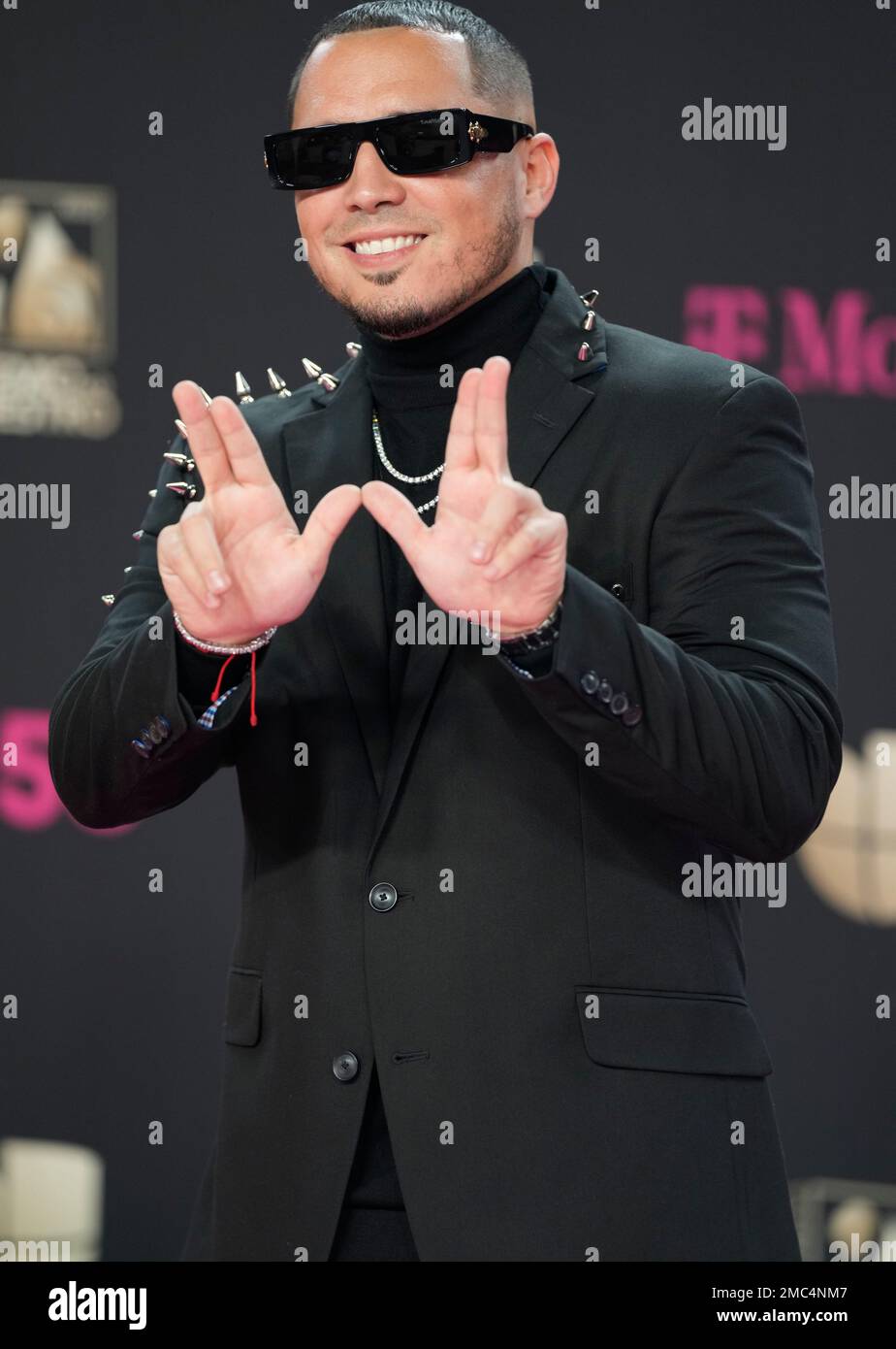 IAmChino arrives at Premio Lo Nuestro at FTX Arena in Miami on Thursday ...