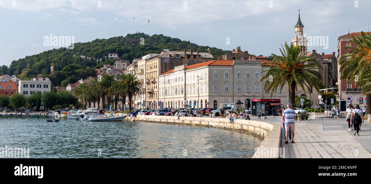 Split Seafront and Harbour Stock Photo - Alamy