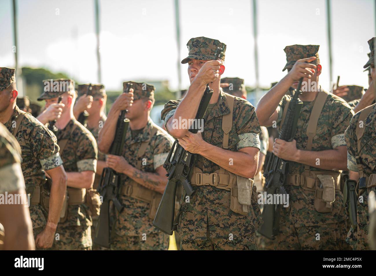 U.S. Marines with Marine Corps Installations Pacific, Marine Corps Base ...