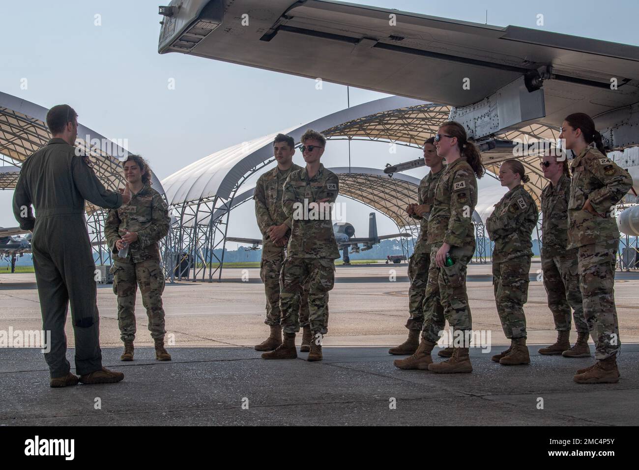 U.S. Air Force Capt. Riley Nix, 74th Fighter Squadron A-10C Thunderbolt ...