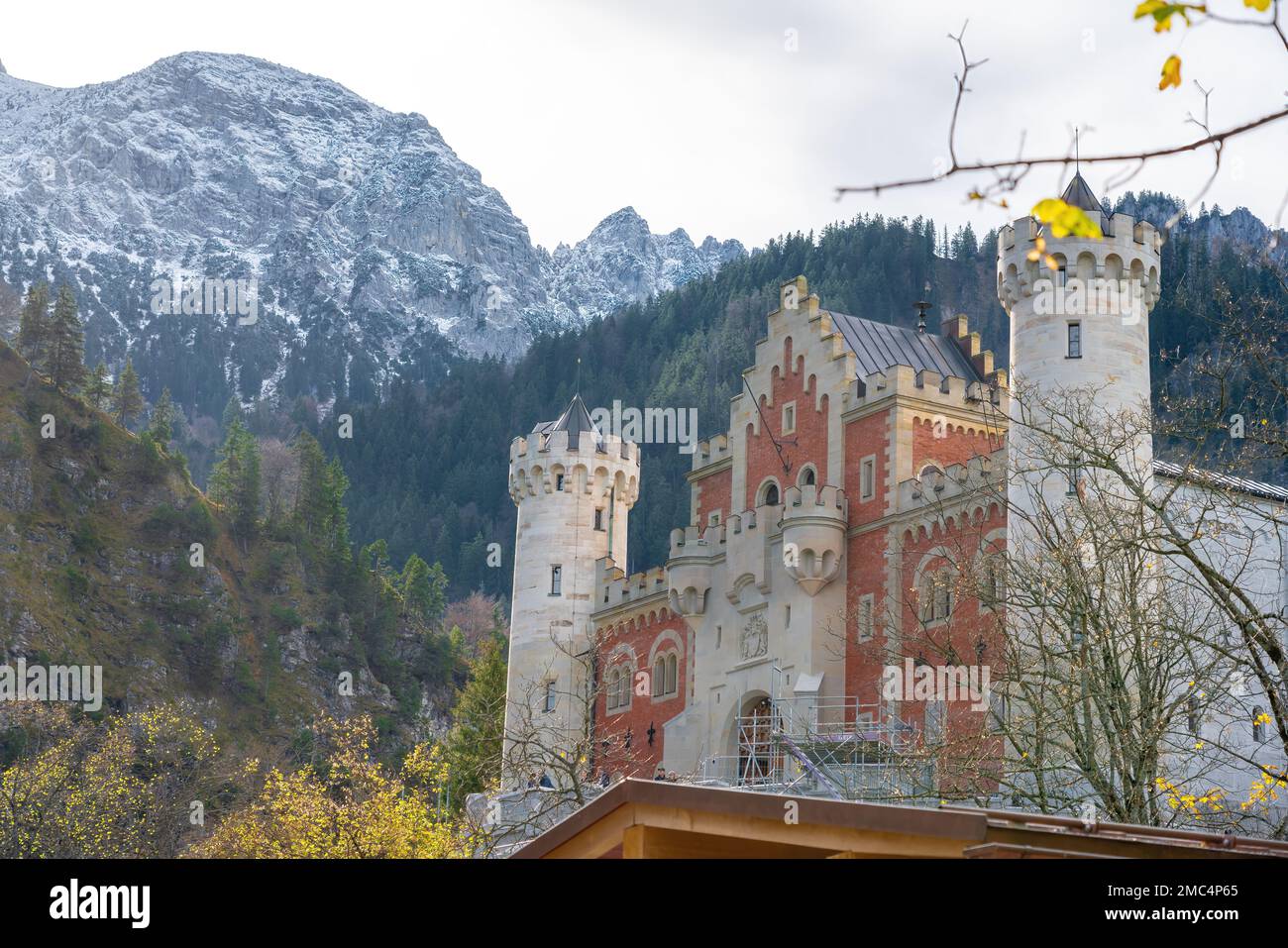 Neuschwanstein Castle Gatehouse near Fussen - Schwangau, Bavaria ...