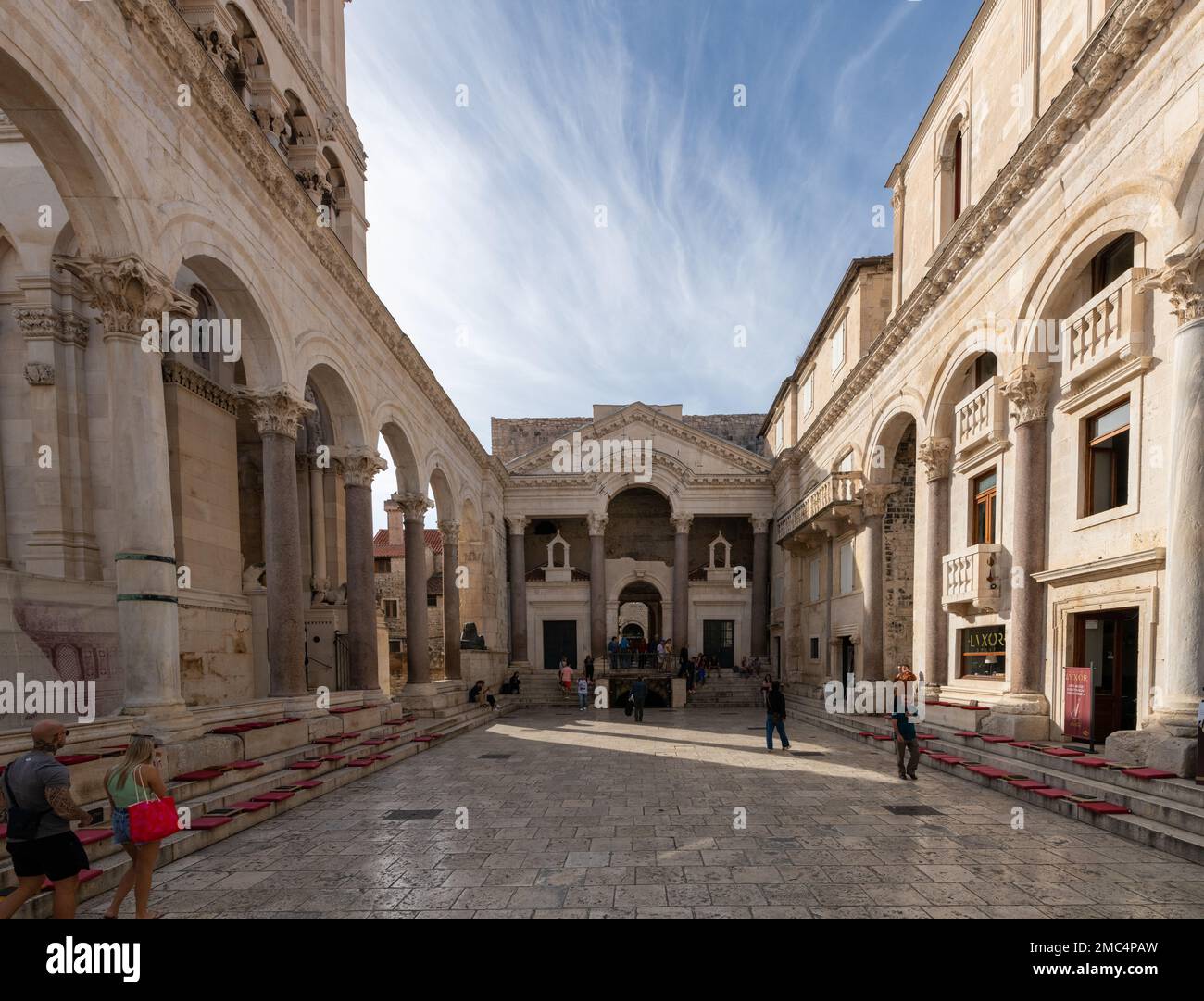 Diocletian's Palace, Split, Croatia Stock Photo - Alamy