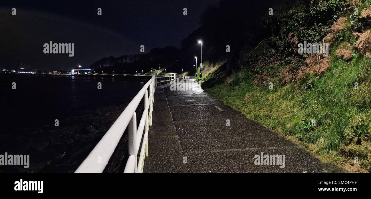 Illuminated pathway hi-res stock photography and images - Alamy