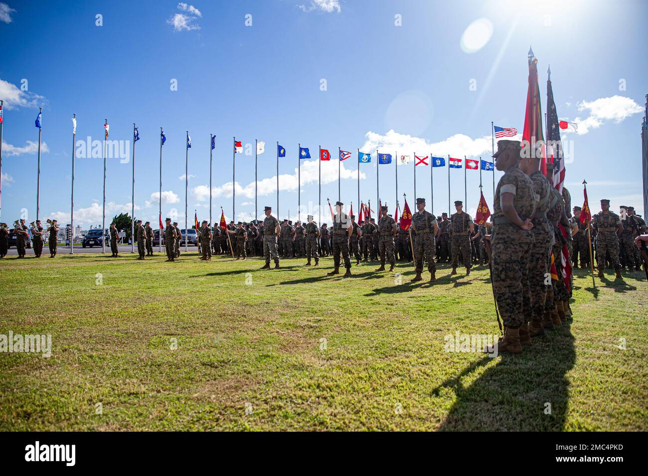 U.S. Marines with Marine Corps Installations Pacific, Marine Corps Base ...