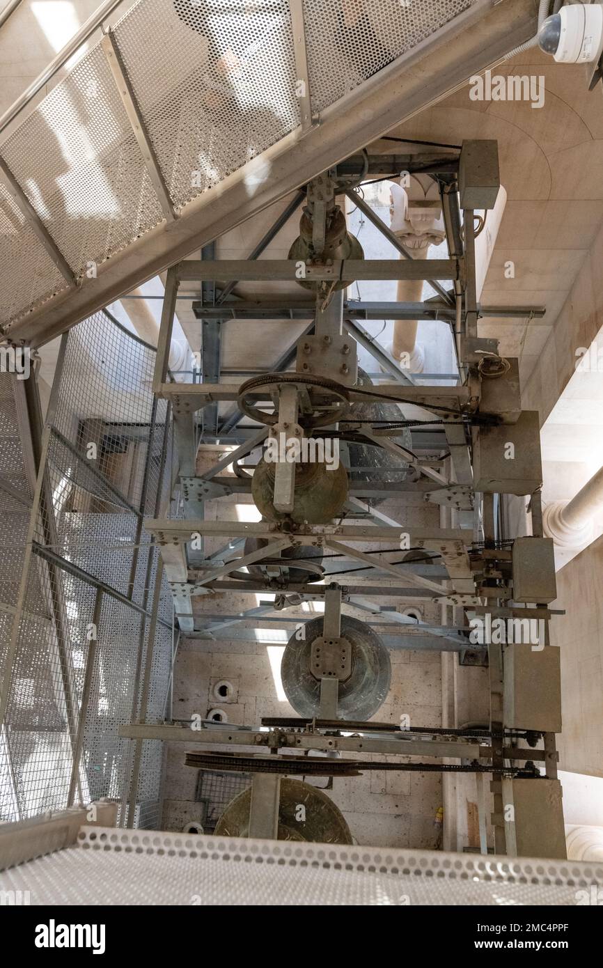 Bells Inside the Bell Tower, Split, Croatia Stock Photo - Alamy