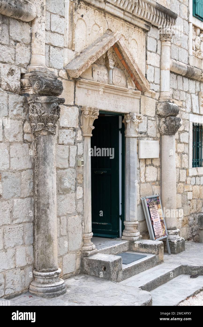 Museum Entrance at Salona, Nr Split, Croatia Stock Photo - Alamy
