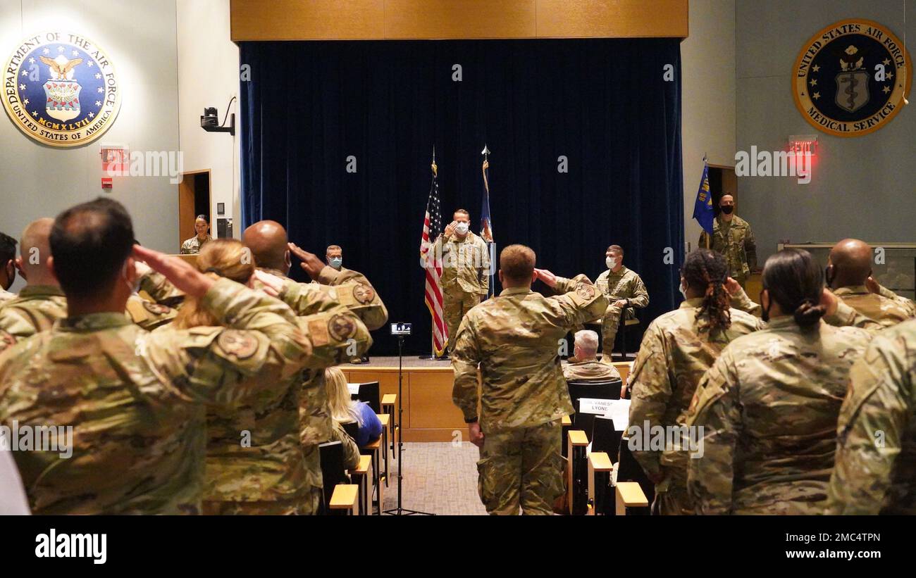 Air Force Lt. Col. Matthew J. Gross, Medical Support Squadron commander ...