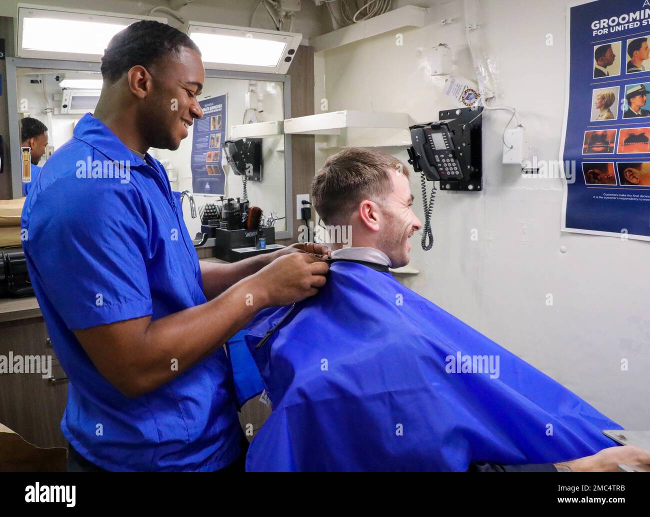 Barber shop in navy hi-res stock photography and images - Alamy