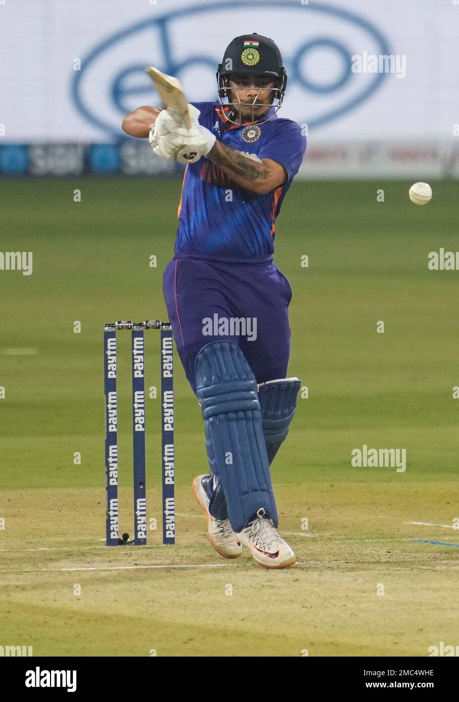 India's Ishan Kishan bats during the first Twenty20 international ...