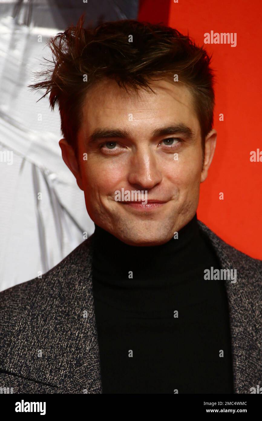 Robert Pattinson poses for photographers upon arrival for the screening ...