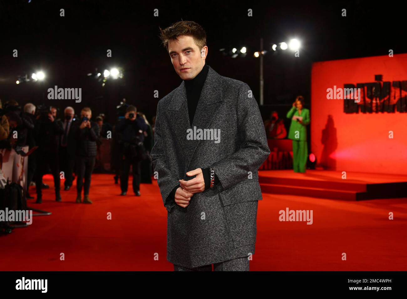 Robert Pattinson poses for photographers upon arrival for the screening ...