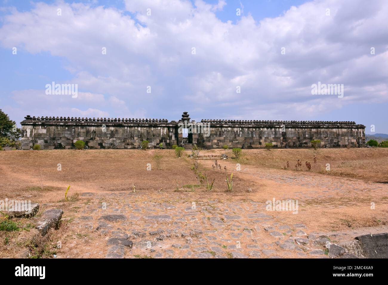Pendopo (audience hall), Ratu Boko Palace, near Yogyakarta, Java ...