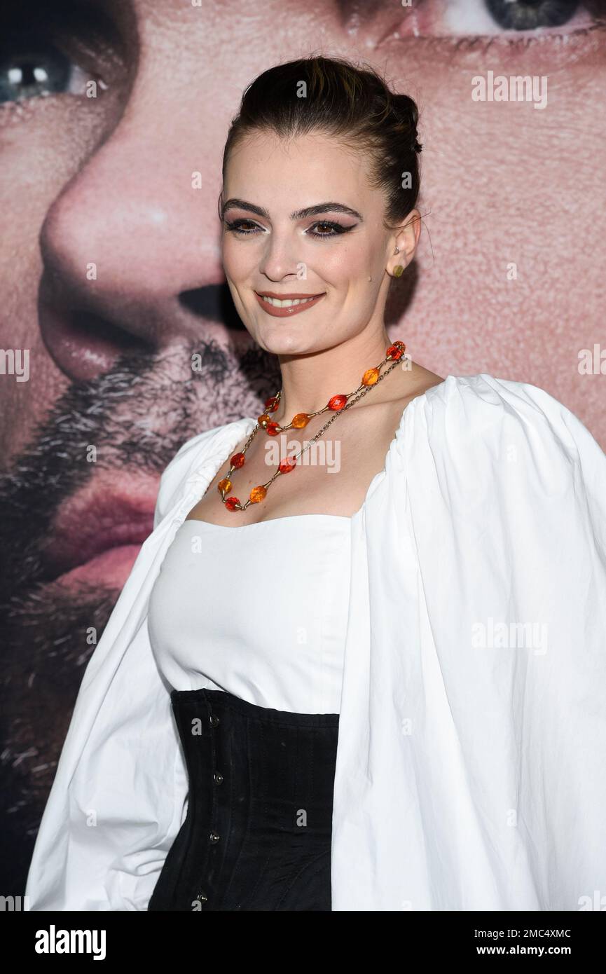 Nancy Pop attends a special screening of "Cyrano" at the SVA Theatre on ...